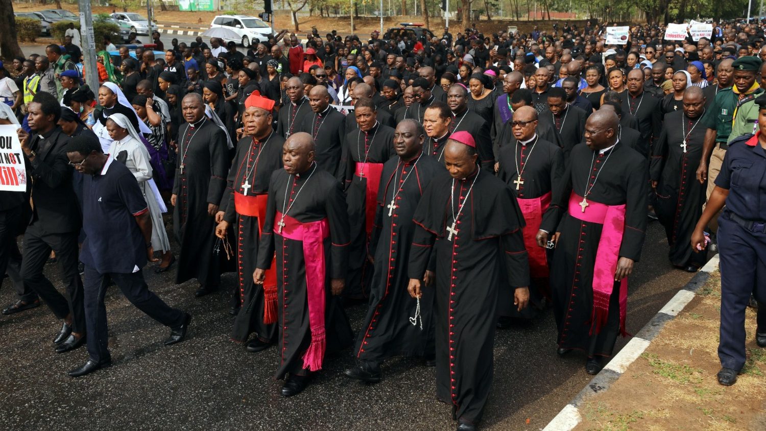 Nigerian Bishops Lead Protest March Against Violence And Extremism